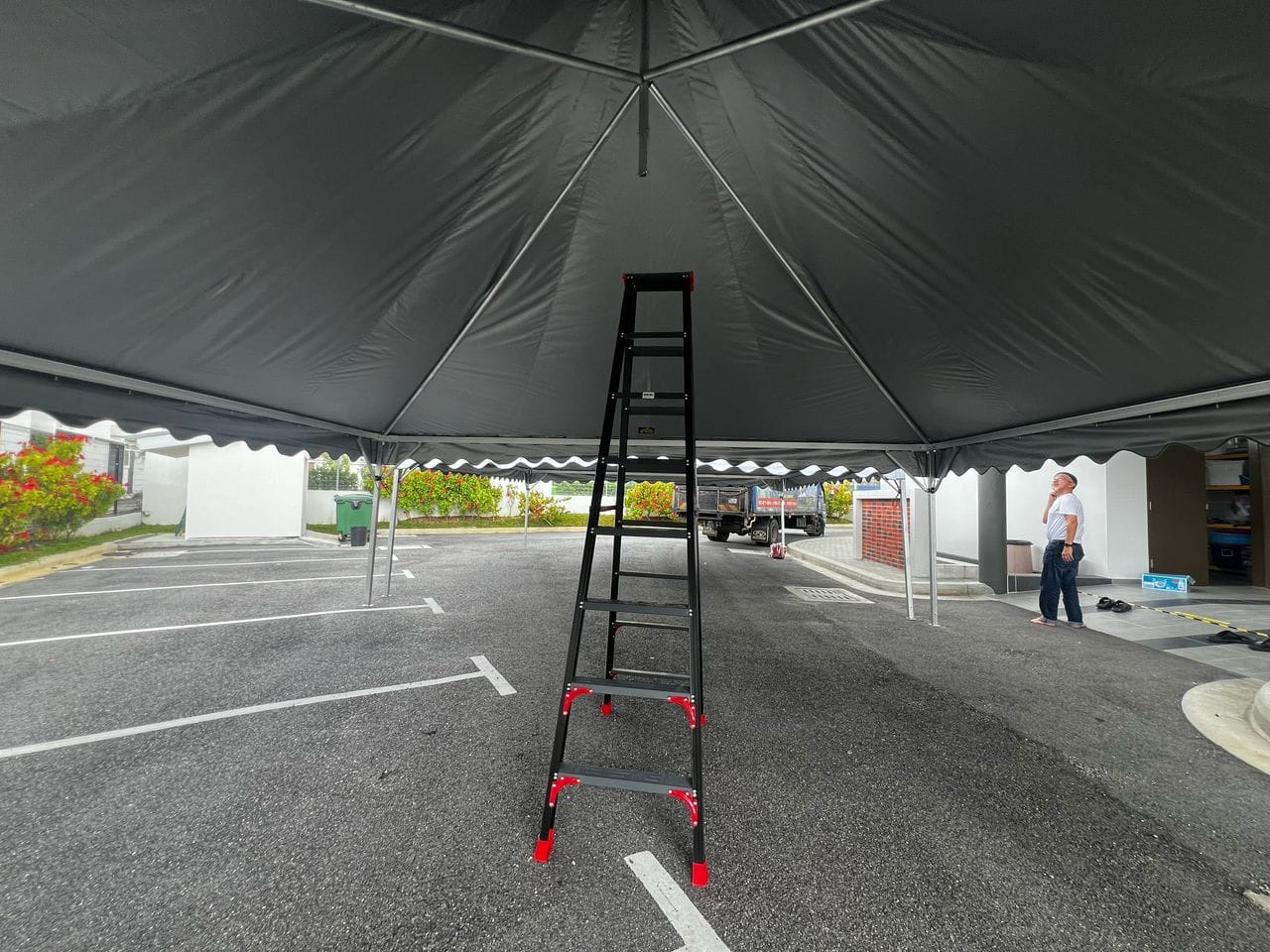 Pemasangan Canopy Arabian 20×20 di Surau Elmina Valley, Shah Alam ...